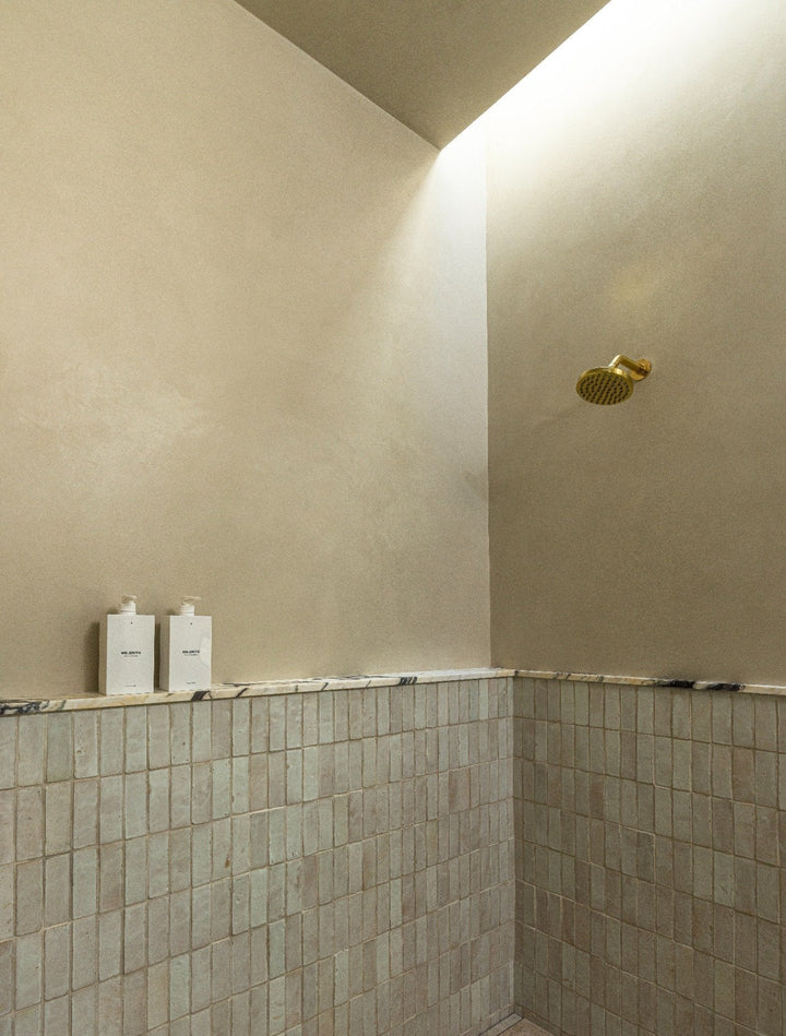 PINK TADELAKT PLASTER SHOWER OF OUR DREAMS