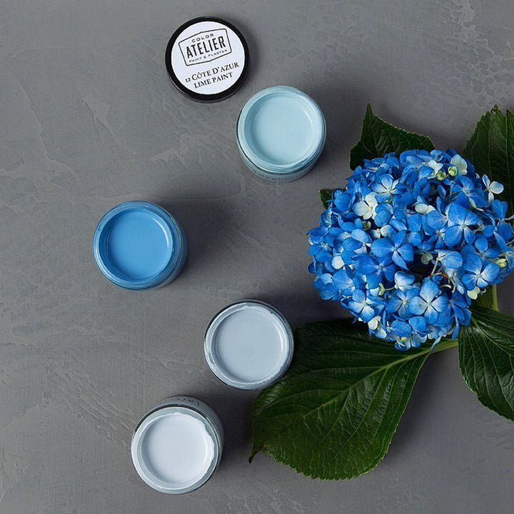 Lime Wash Paint | Sample Jars 4 oz | Color Atelier Paint & Plaster